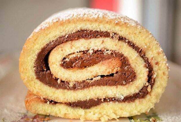 Rotolo goloso alla Nutella. La merenda perfetta per i nostri bambini.