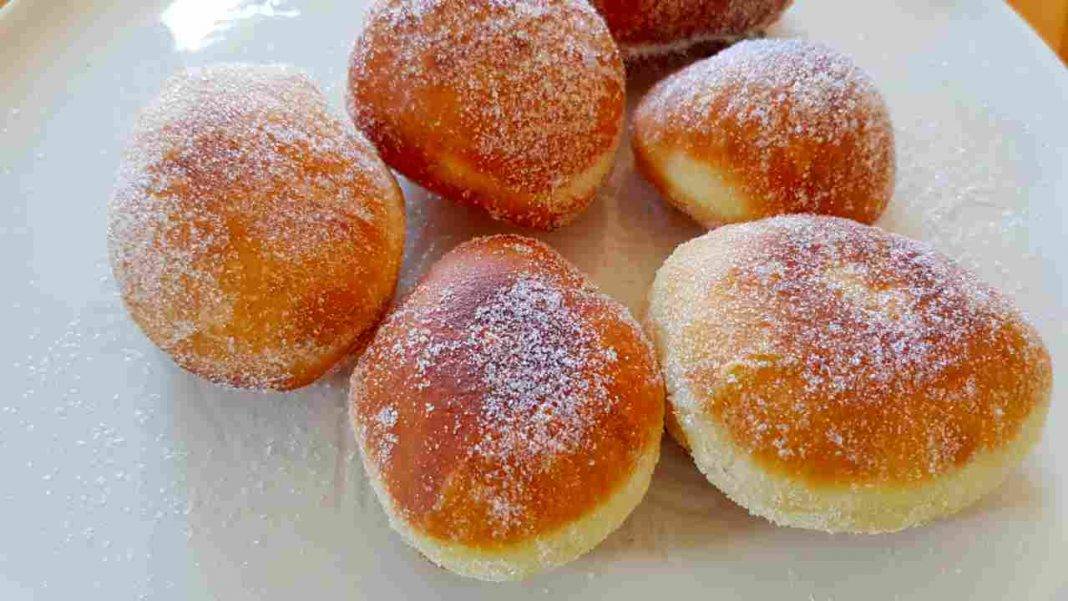 bomboloni ricetta semplice, preparazione ingredienti