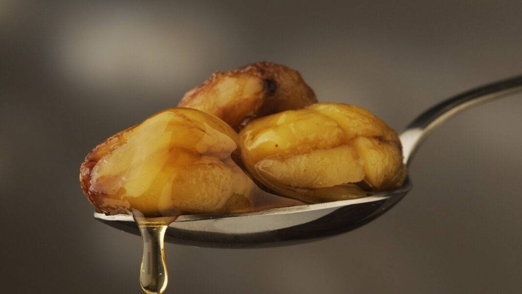 Castagne al rum e miele, un buonissima idea regalo per Natale