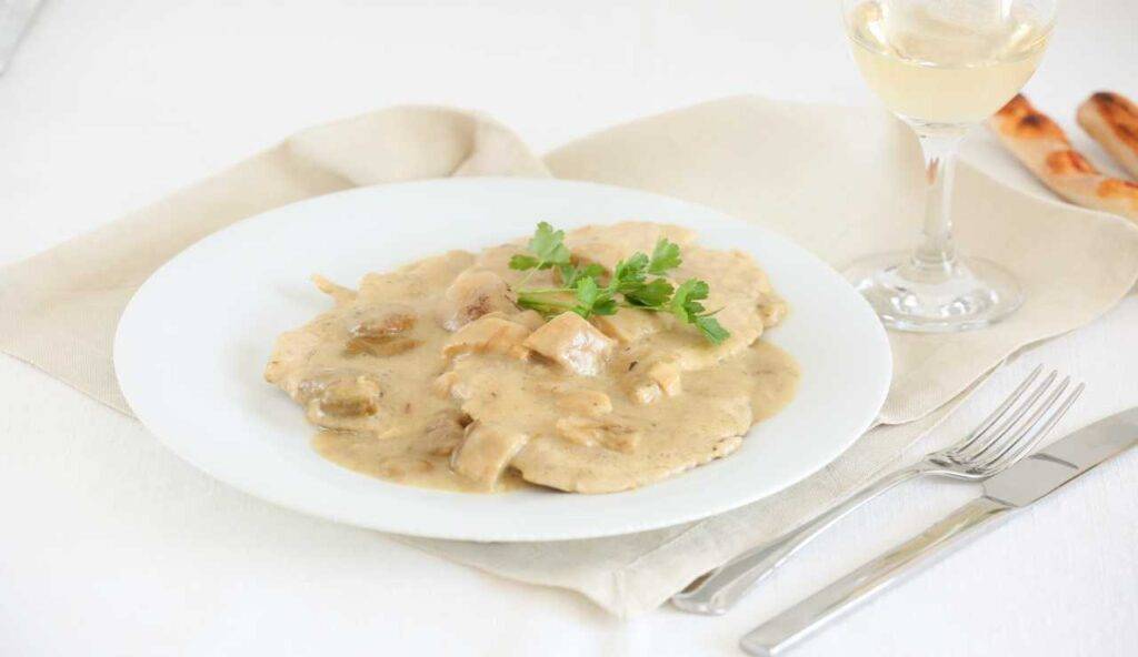 Arrosto di vitello con latte e champignon | cenetta velocissima da ...