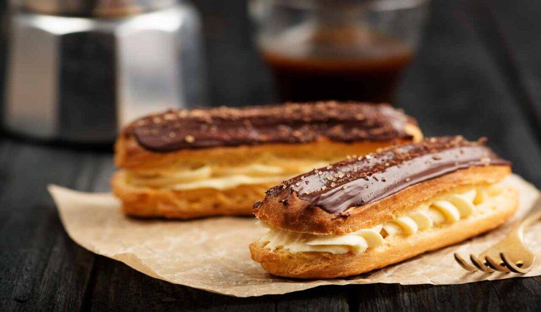 Eclair crema chantilly e nutella | dessert finger food in 20 minuti