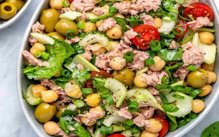 Insalata ceci, patate e tonno | Velocissima da preparare e pronta subito