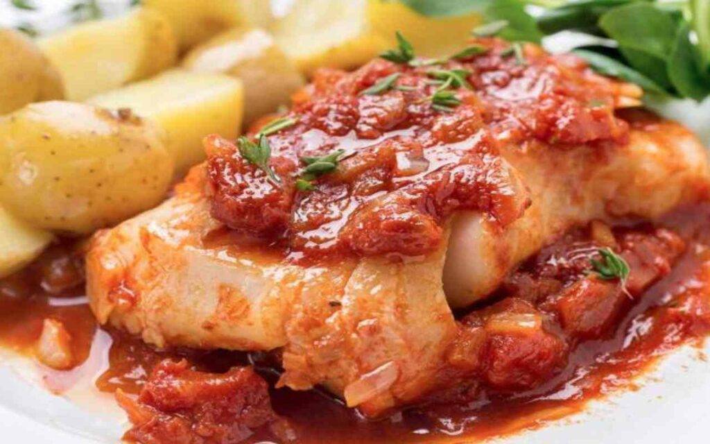 Filetto di platessa alla pizzaiola | Pronto in 5 minuti