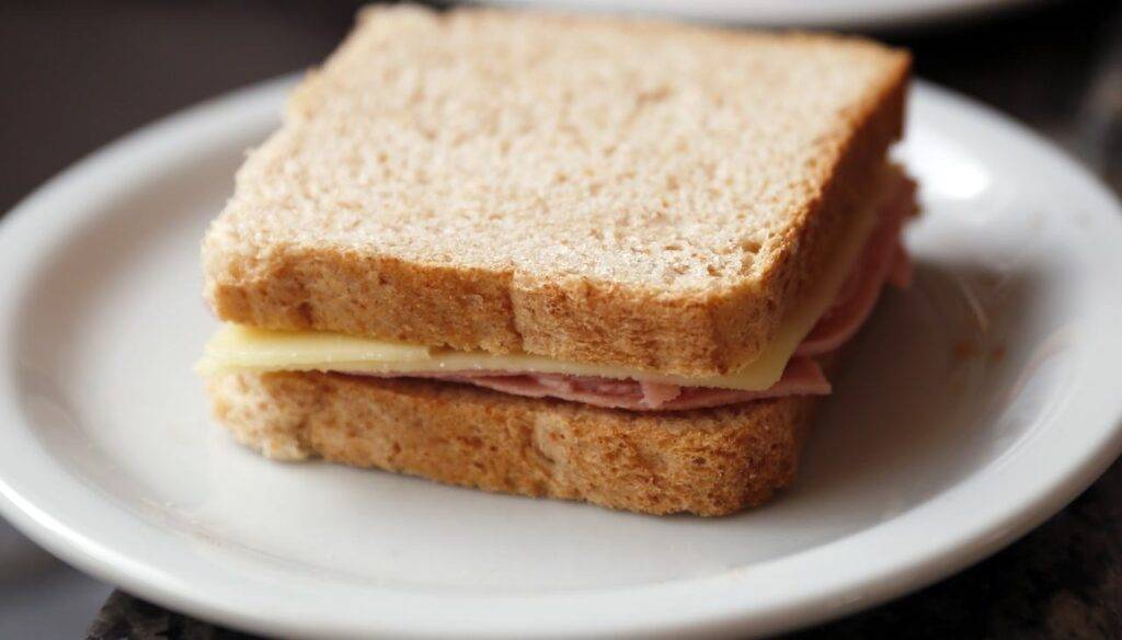 Panino integrale al prosciutto cotto e formaggio | Semplice e gustoso