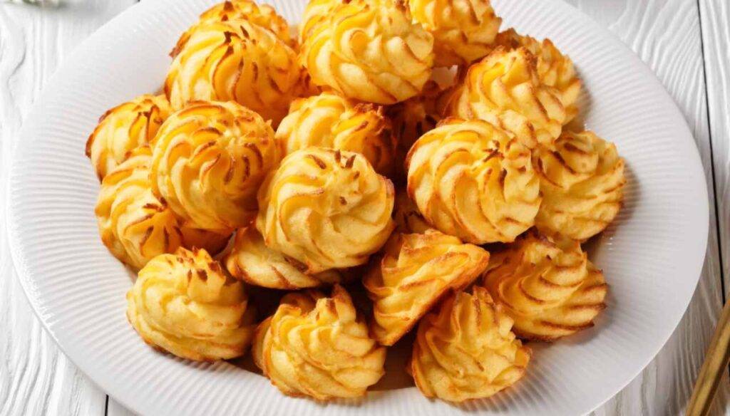 Patate duchessa | Realizzate senza uova sono leggere e gustose