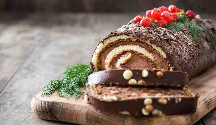 Tronchetto di Natale ricco di crema e soffice | La ricetta che non ...