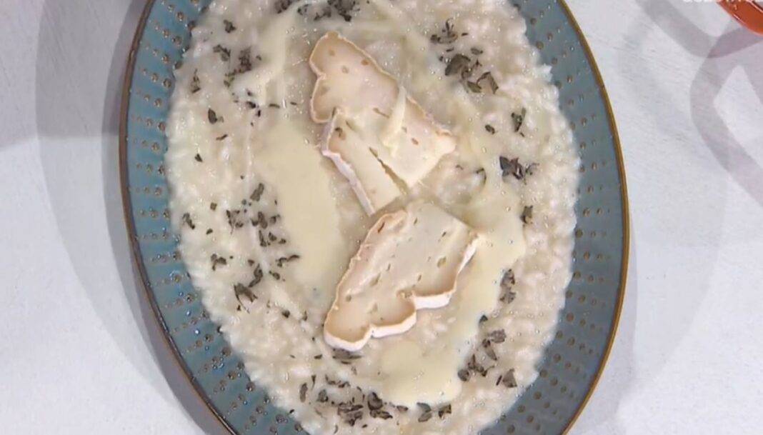 Risotto al Gavi con crema al Montebore | È sempre mezzogiorno | Ricetta ...