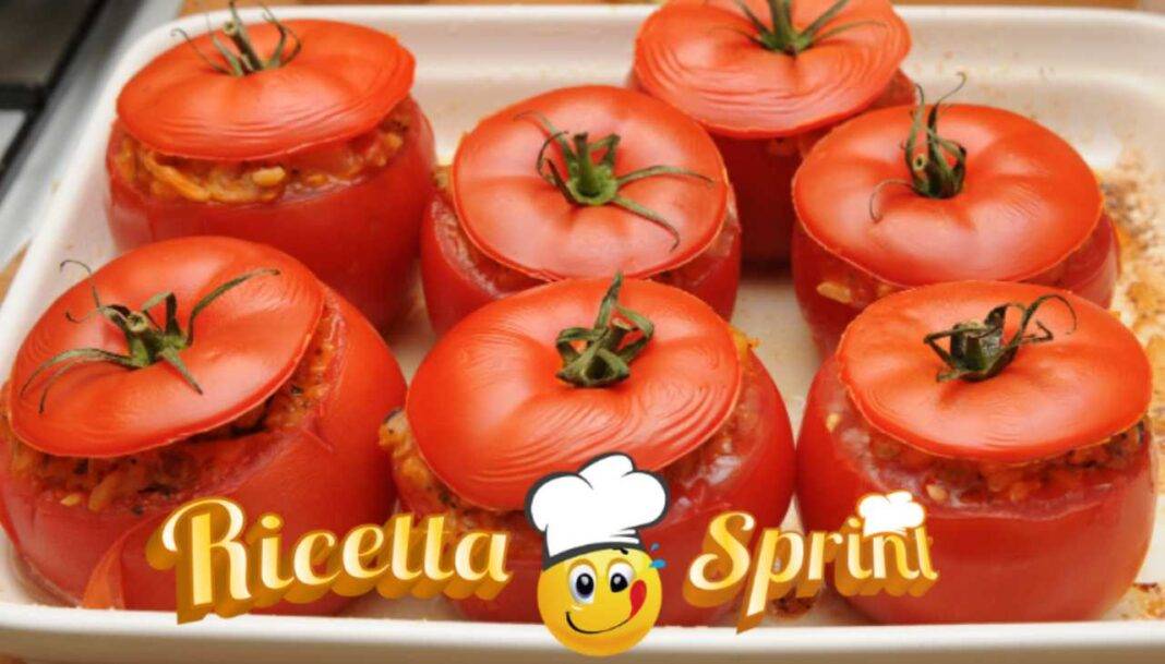 Pomodori ripieni la ricetta estiva, incredibile il ripieno fresco e ...