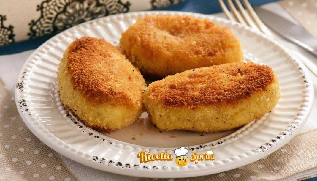 Polpettine di riso con prosciutto cotto e parmigiano - RicettaSprint.it