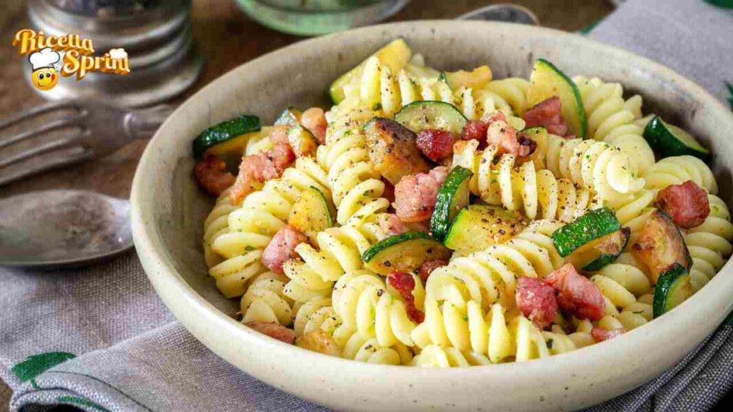 Fusilli zucchine e pancetta: prova la versione fredda è molto più ...