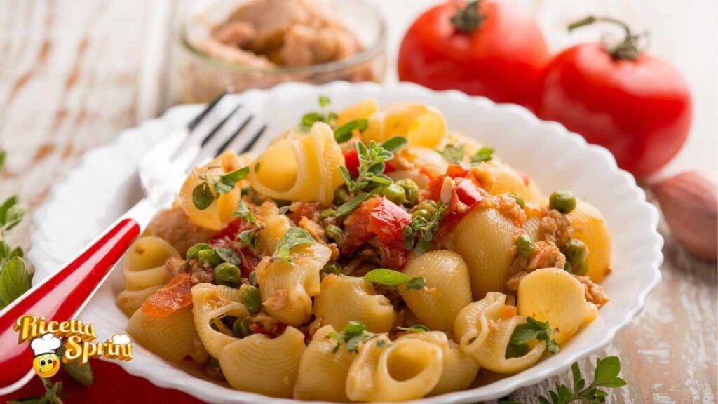 Pasta con piselli e pomodoro: perfetti per un pranzo fuori casa, prova ...