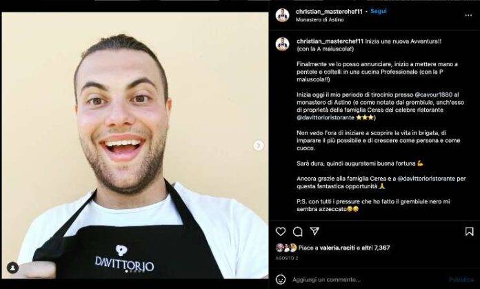 Ricordate Christian Passeri a MasterChef? La sua storia aveva commosso ...