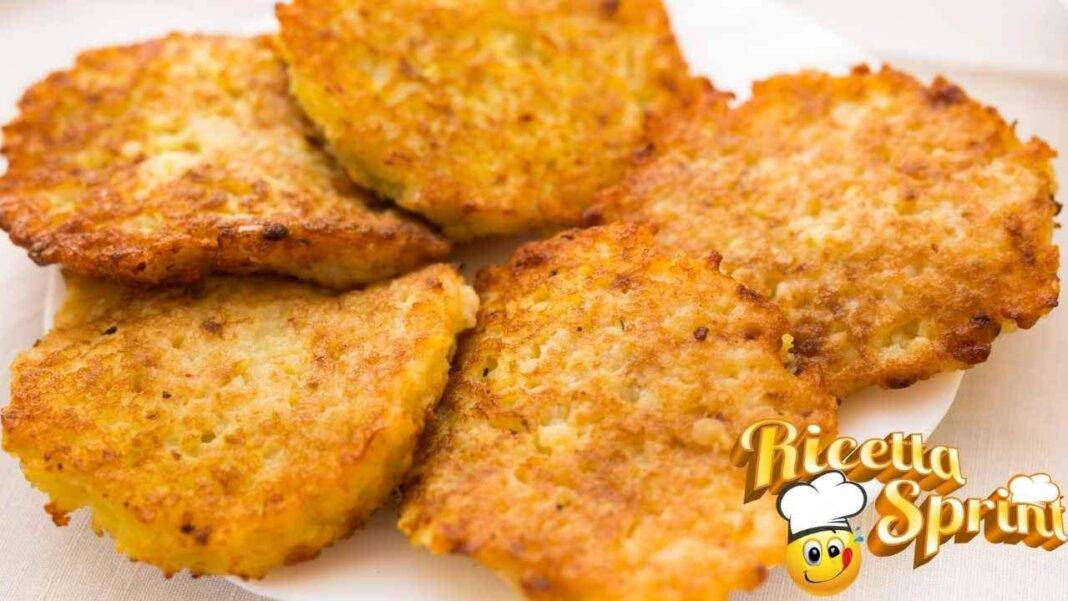 Frittatine di patate e parmigiano, deliziose e croccantissime pronte in ...