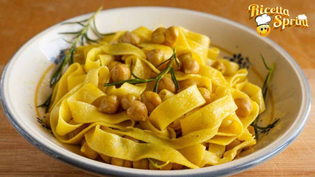 Pappardelle ceci e rosmarino: piatto tipico della cucina mediterranea ...