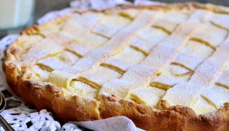 Crostata di frolla alla ricotta, e come si fa a non mangiarne neanche ...