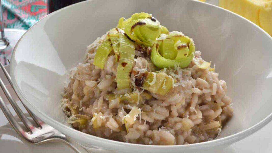 Risotto al porro: raffinato, delicato perfetto per il pranzo della ...