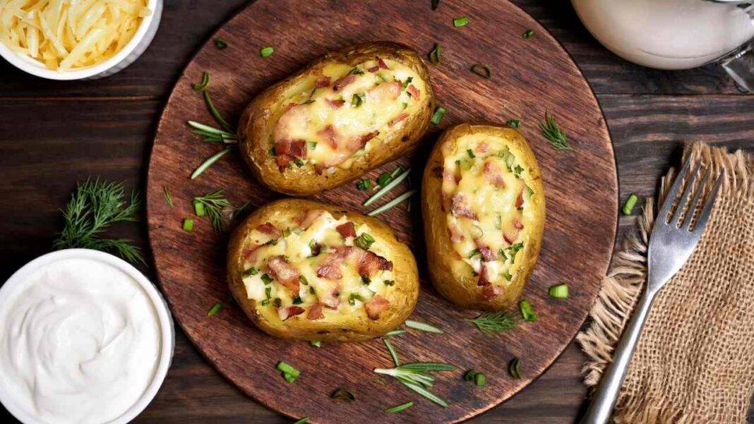 Patate ripiene alla boscaiola con tutto il profumo del tartufo, stasera ...