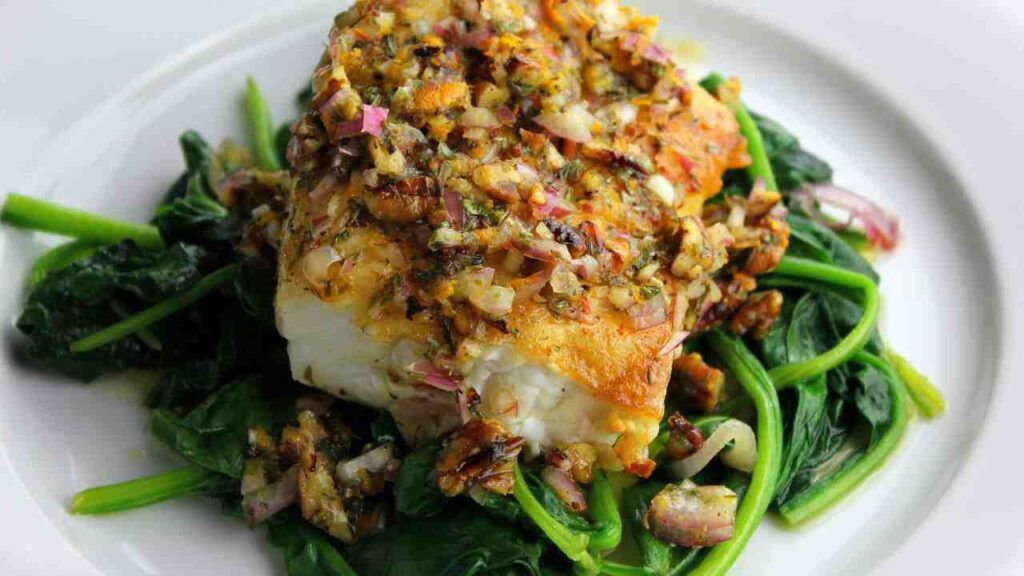Filetto di orata gratinata su un letto di spinaci: la cena sarà light e ...