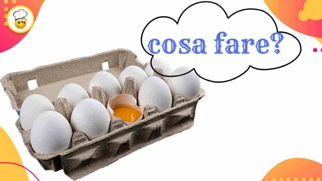 Uovo rotto nella confezione di carta? Sai cosa devi fare? Te lo dico ...