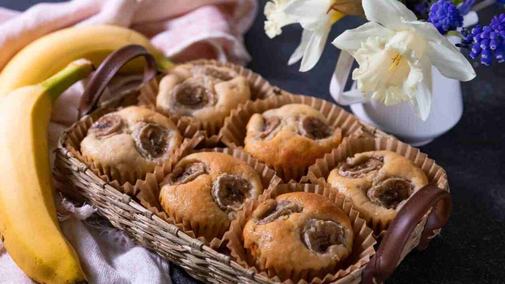 Muffin alle banane solo 90 Kcal non serve zucchero e burro, più leggeri ...