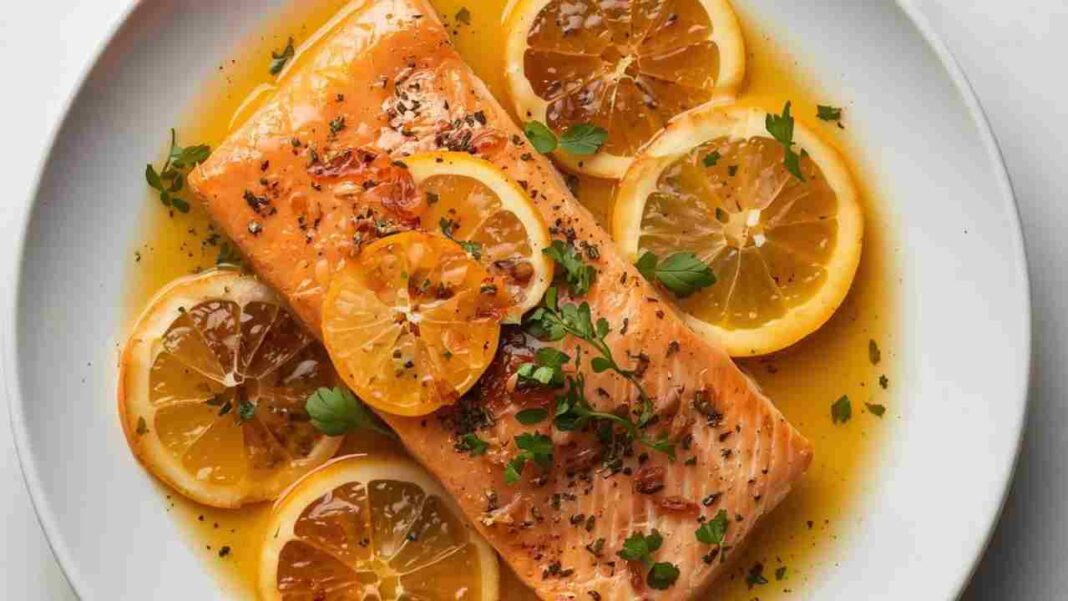 Il salmone per la Viglia con l'aroma di agrumi, in perfetto stile ...