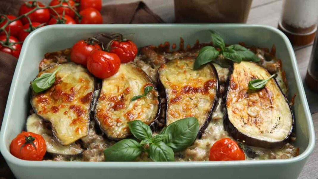 Lasagne di melanzane in bianco, molto più leggere, molto più estive ...